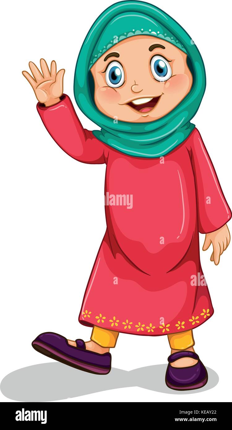 Female hand waving white Stock Vector Images - Alamy