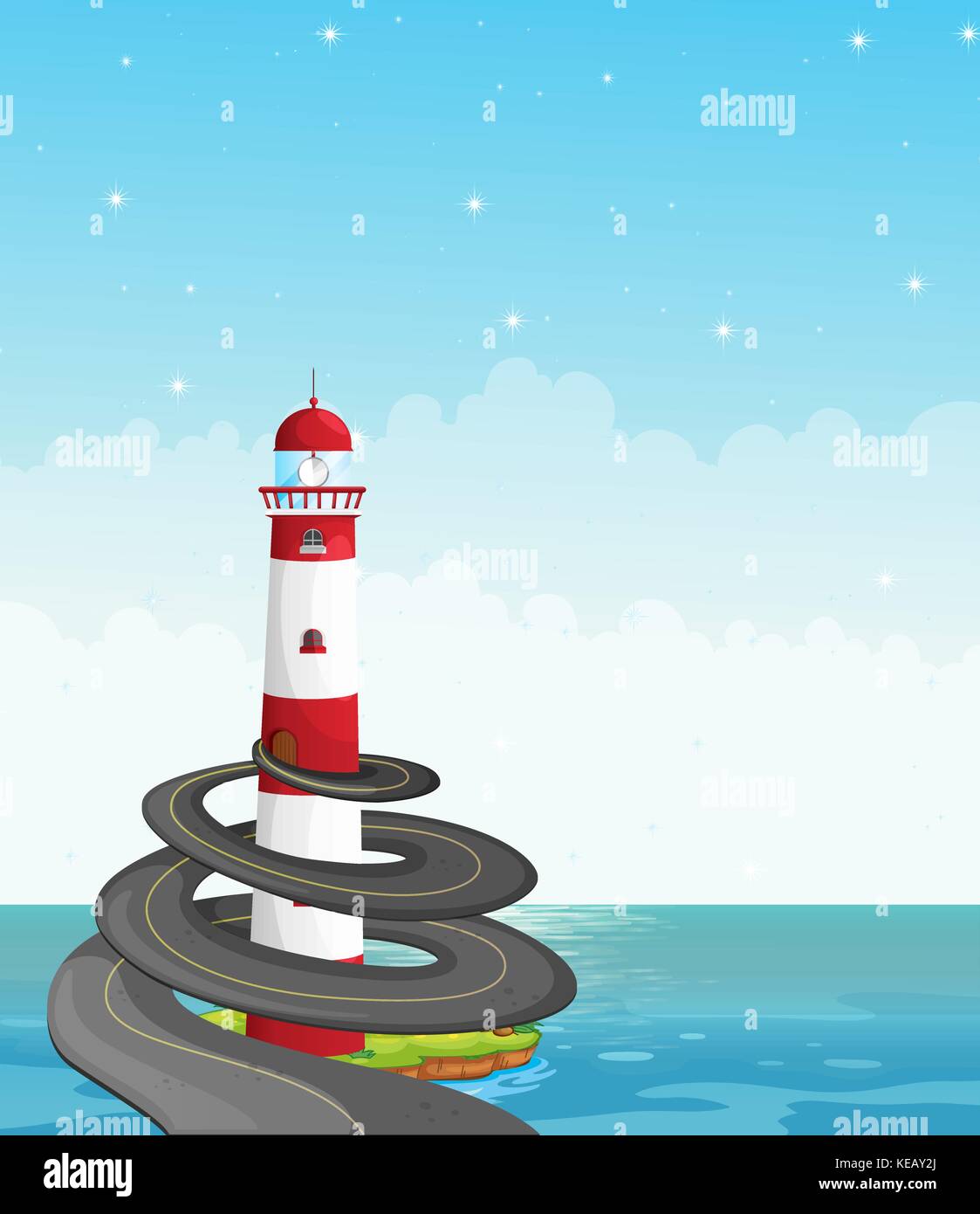 Lighthouse traffic Stock Vector Images - Alamy