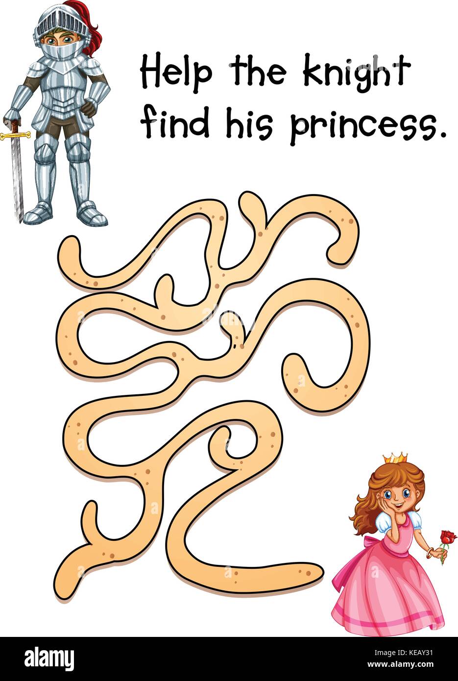 Princess game Cut Out Stock Images & Pictures - Alamy