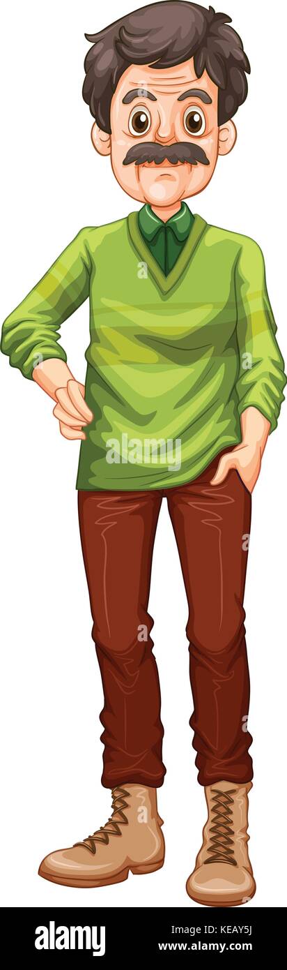 Grown up wearing sweater and boots Stock Vector Image & Art - Alamy