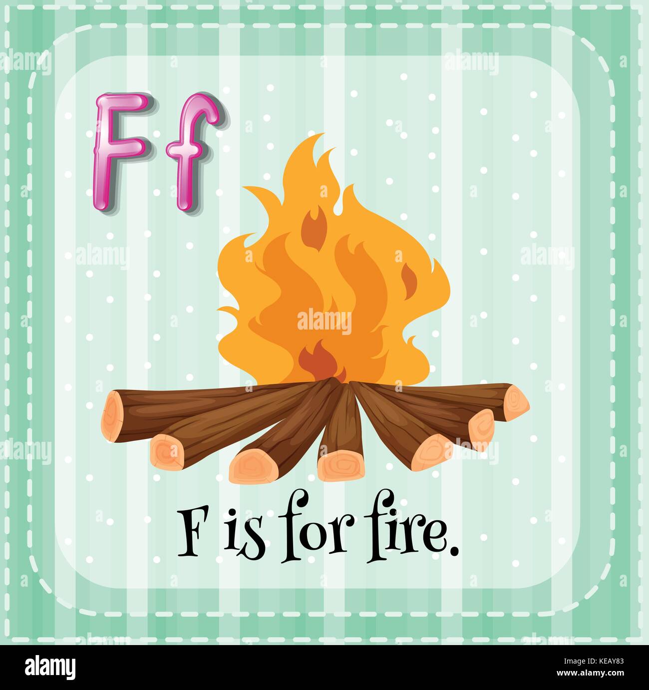 F is for fire Stock Vector Image & Art - Alamy