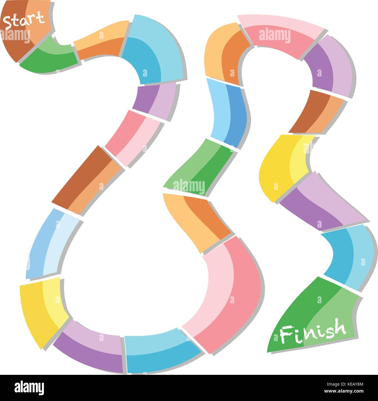 Illustration of a blank boardgame Stock Vector Image & Art - Alamy