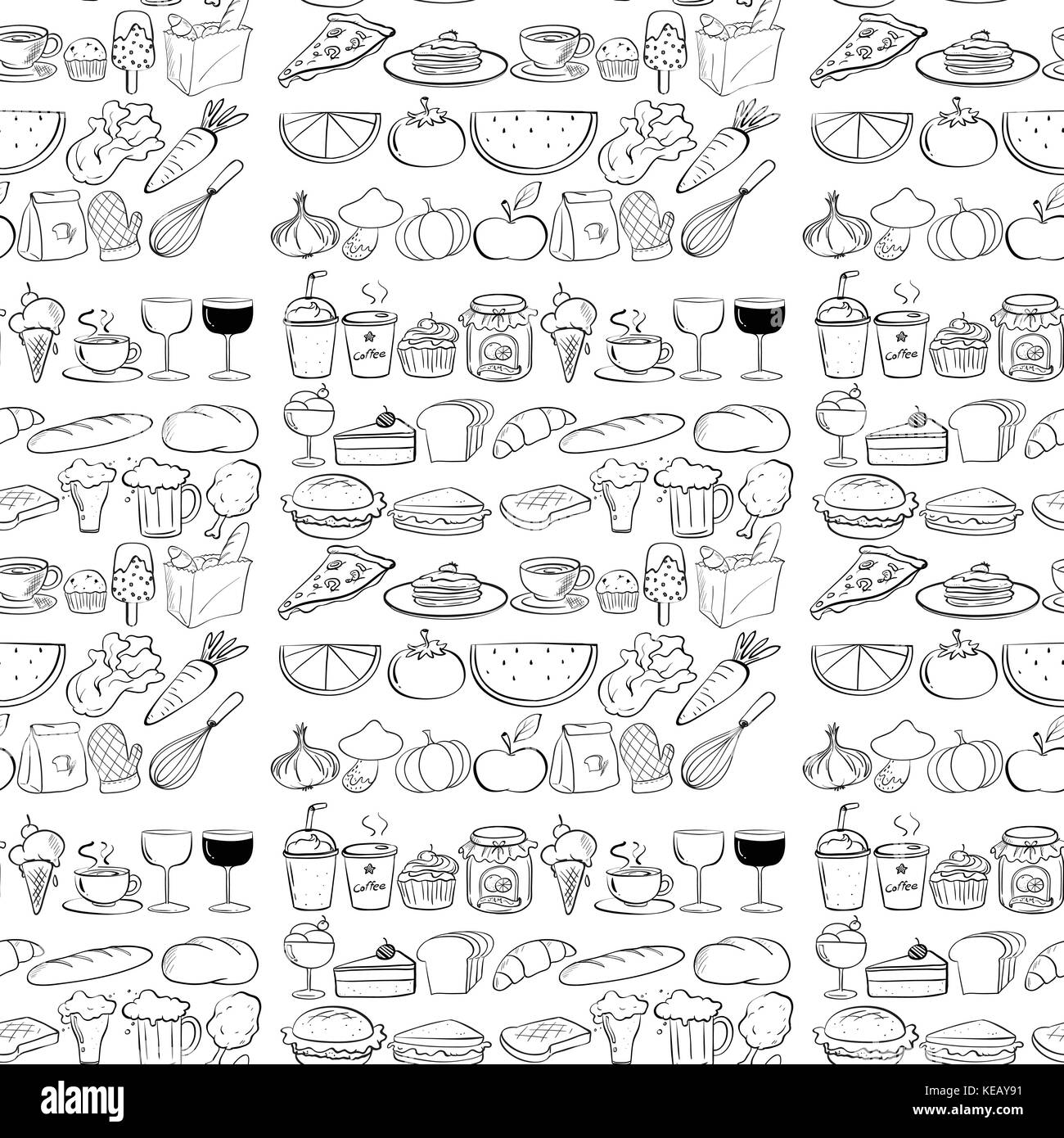 Different cups Black and White Stock Photos & Images - Alamy