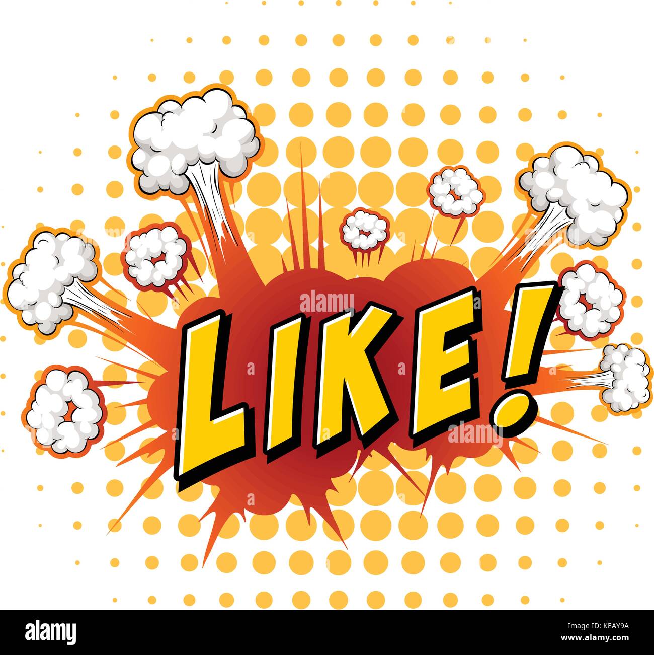 Word like with explosion background Stock Vector Image & Art - Alamy