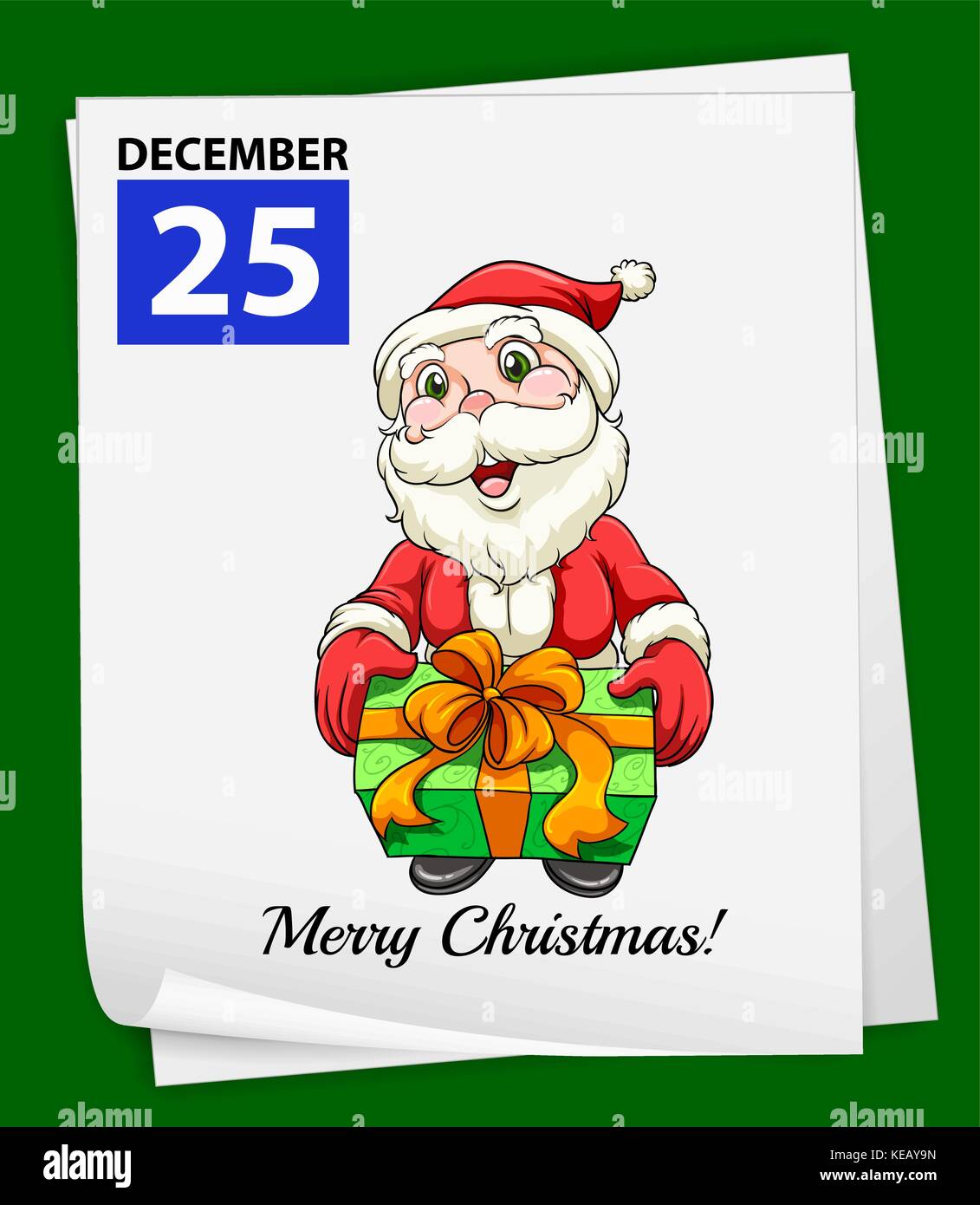 Illustration of December 25 is Christmas Stock Vector Image & Art - Alamy
