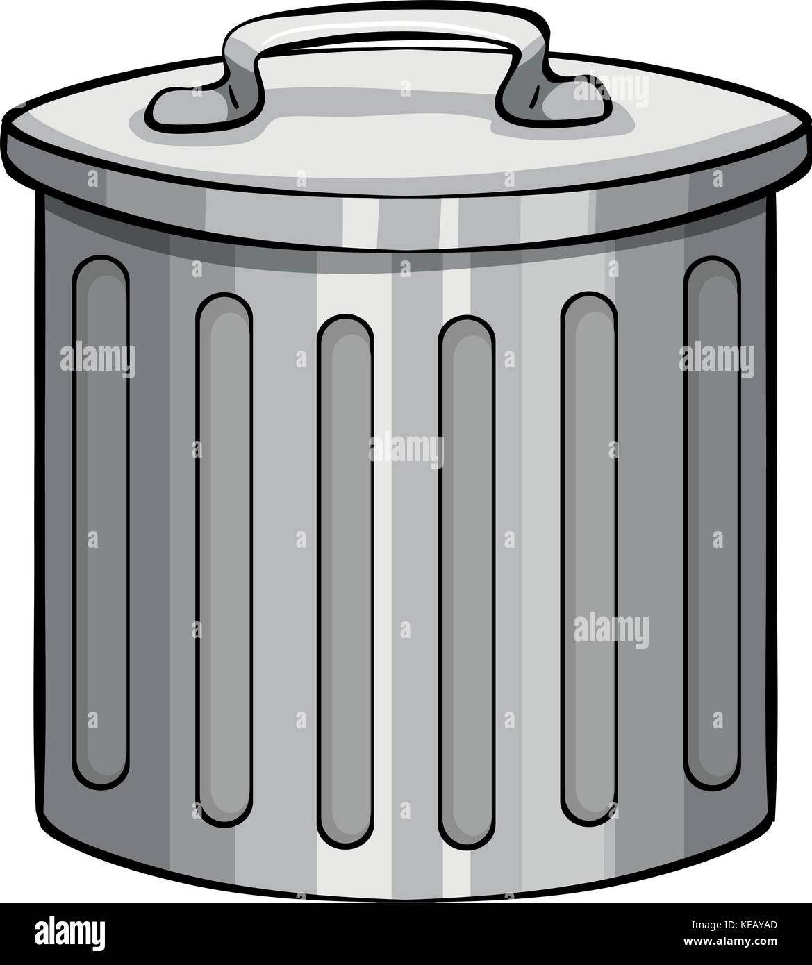 Cartoon Drawing Trash Can Stock Photos & Cartoon Drawing Trash Can ...