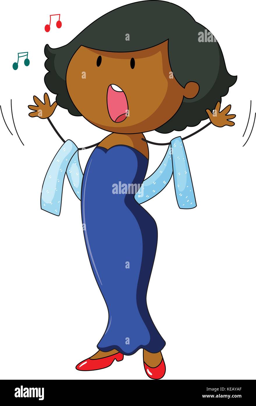 Opera singer Stock Vector Images - Alamy