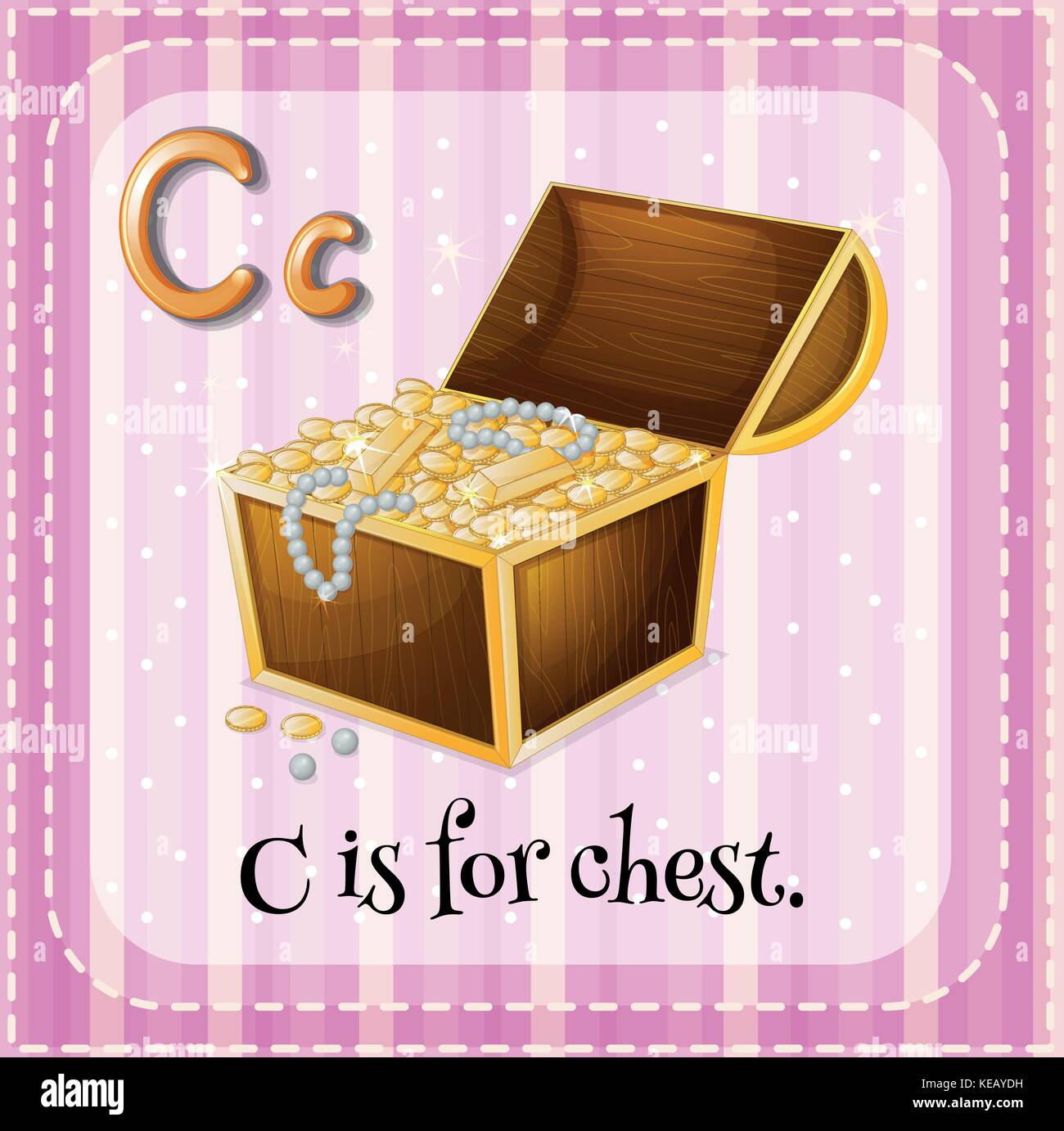 C is for chest Stock Vector Image & Art - Alamy