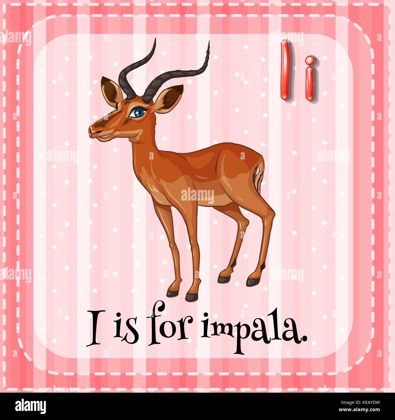 Alphabet flashcard letter zoo Stock Vector Images - Alamy