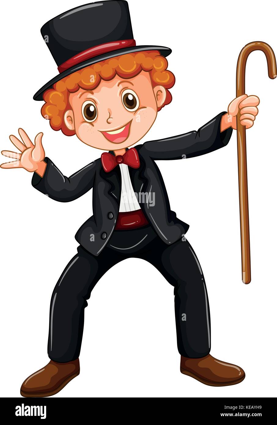 Magician actor Stock Vector Images - Alamy