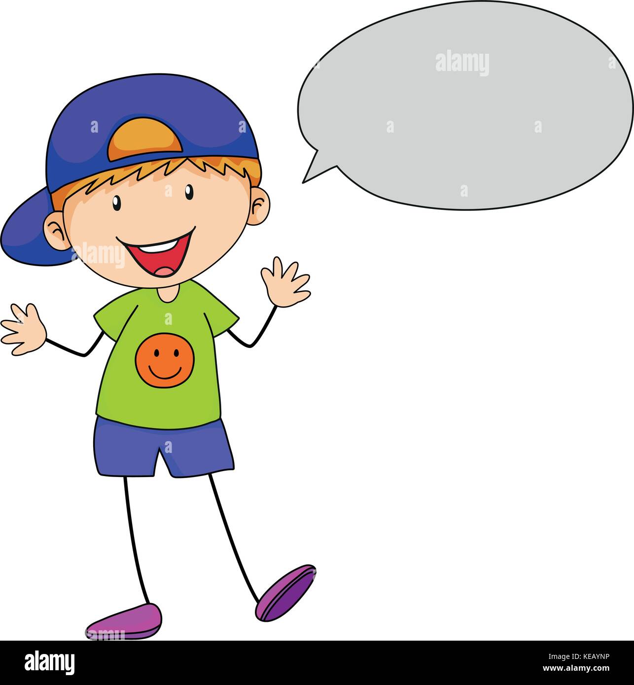 Boy speaking with speech bubble Stock Vector Art & Illustration, Vector ... Boy speaking with speech bubble Stock Vector Art & Illustration, Vector ...