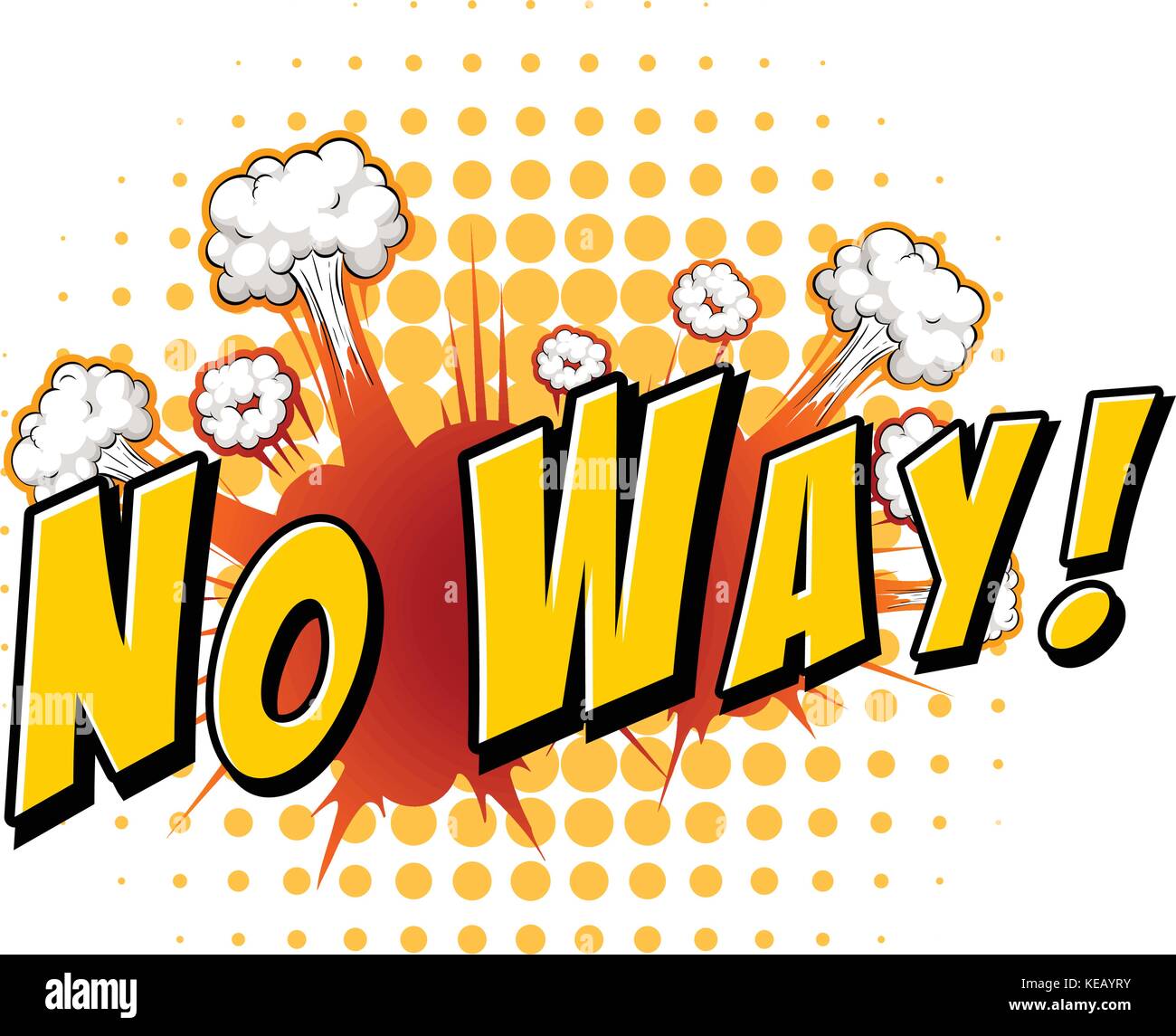 Word expression with comic cloud background Stock Vector Image & Art ...