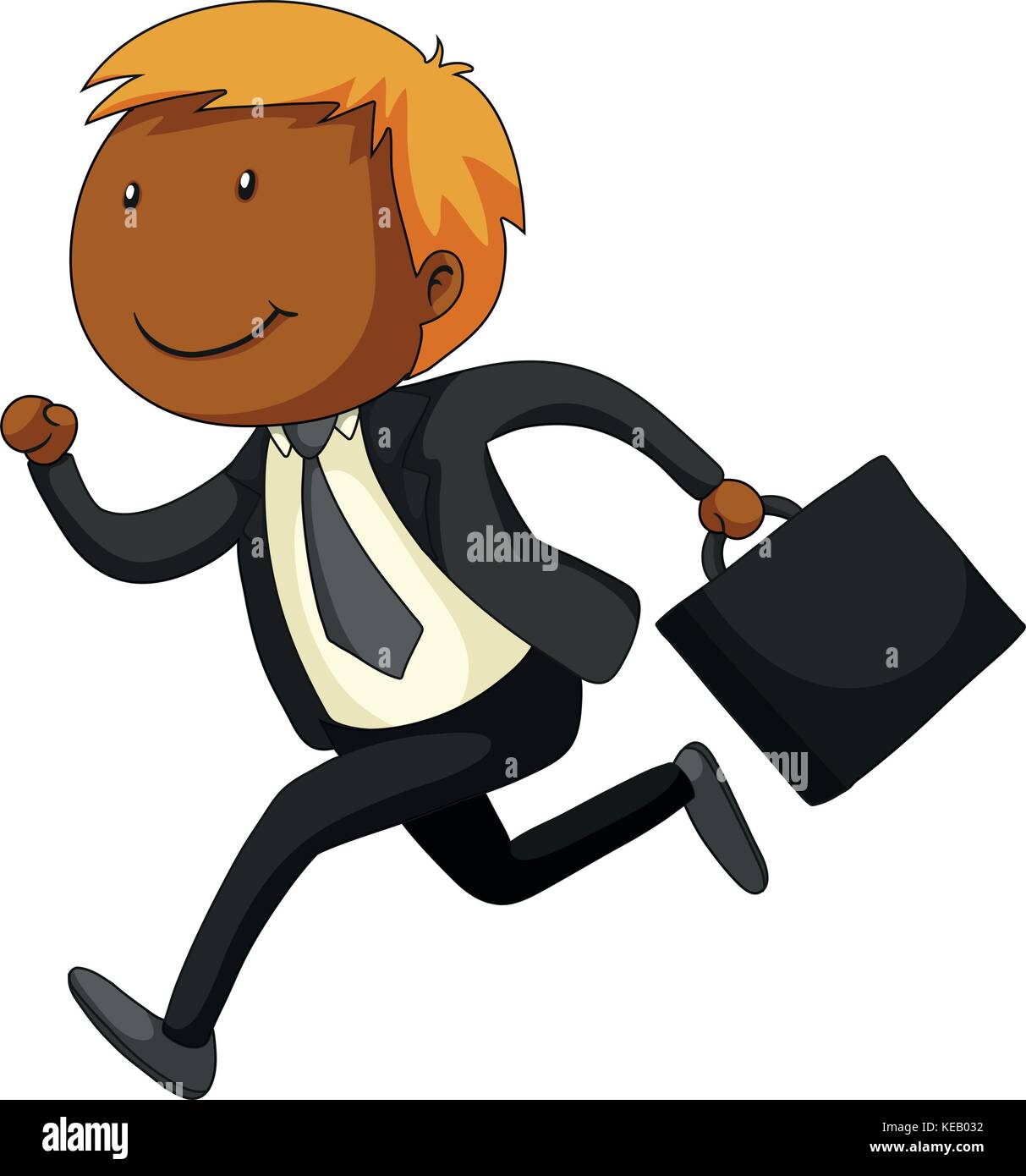 Cartoon drawing man running in Cut Out Stock Images & Pictures - Alamy