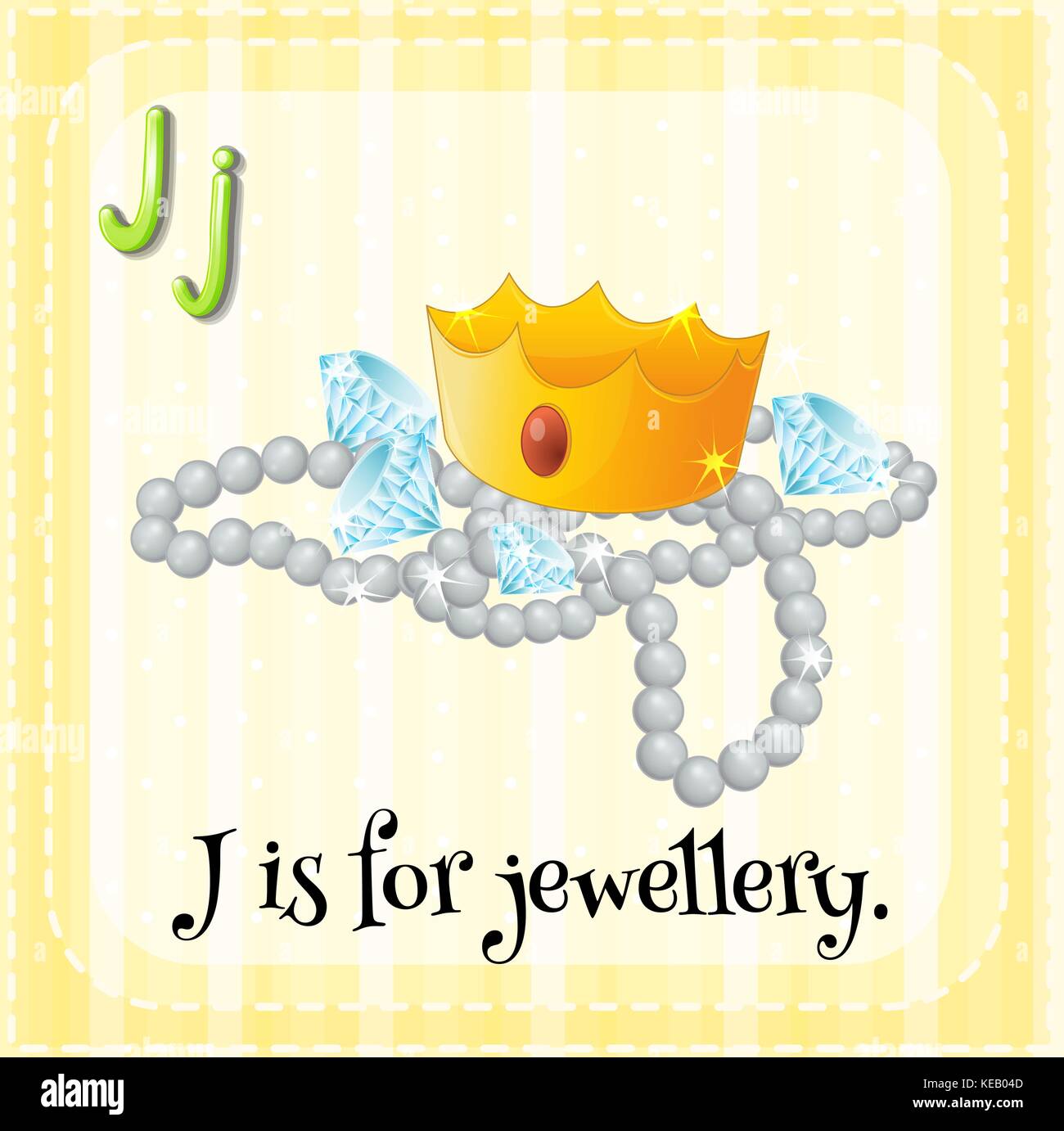 J is for jewellery Stock Vector Image & Art - Alamy