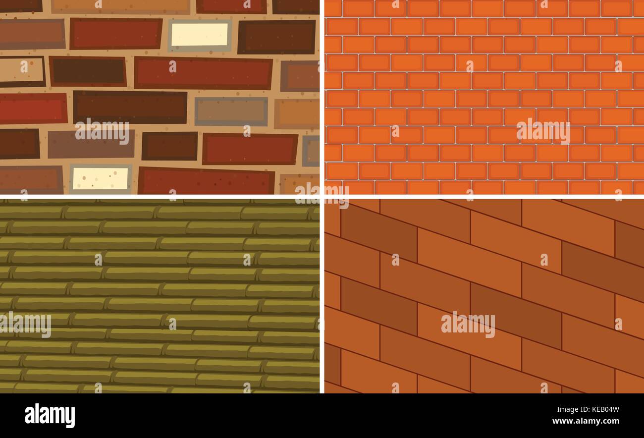 four texture of walls Stock Vector Image & Art - Alamy