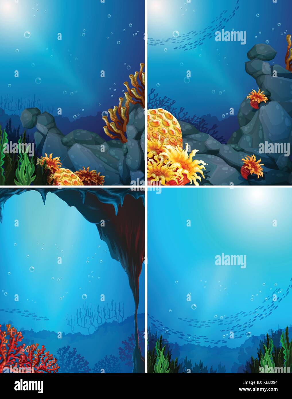 Seaside scenes Stock Vector Images - Alamy