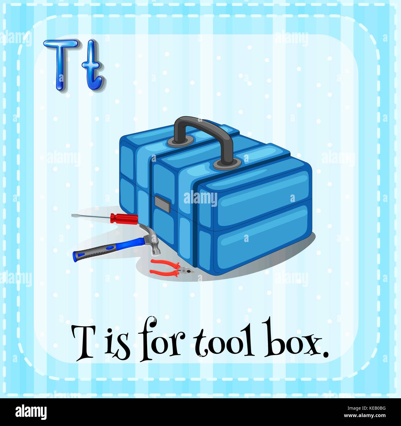 Letter T is for tool box Stock Vector Image & Art - Alamy