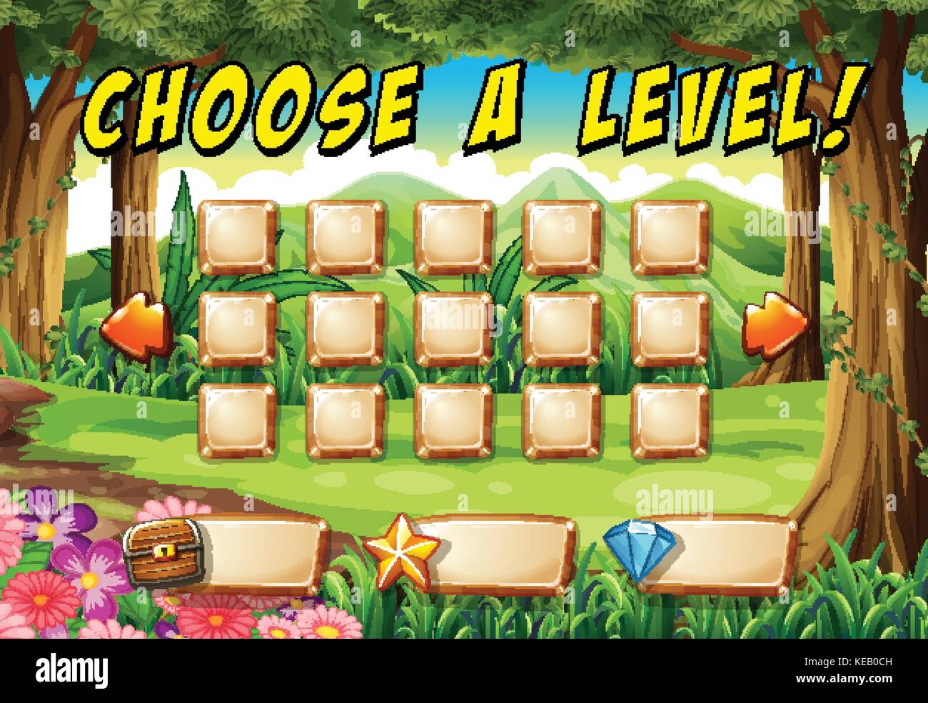 Game background template level Stock Vector Images - Alamy