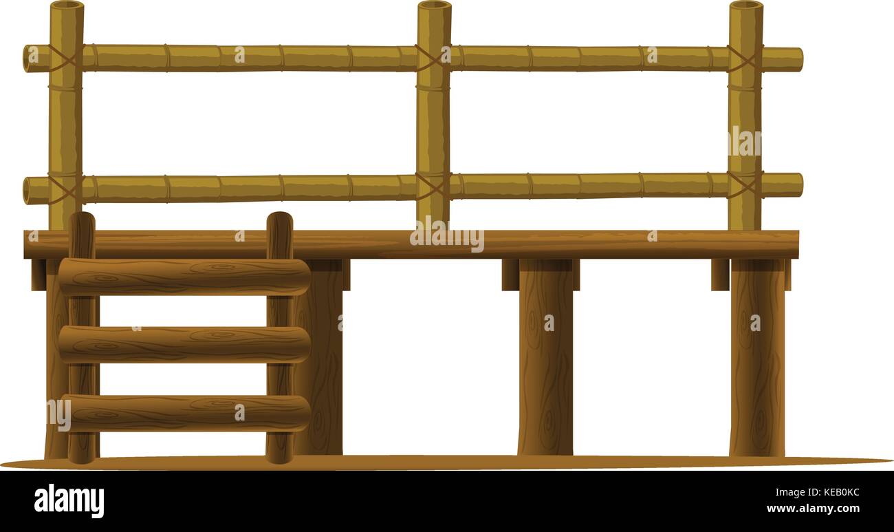 Platform fence Stock Vector Images - Alamy