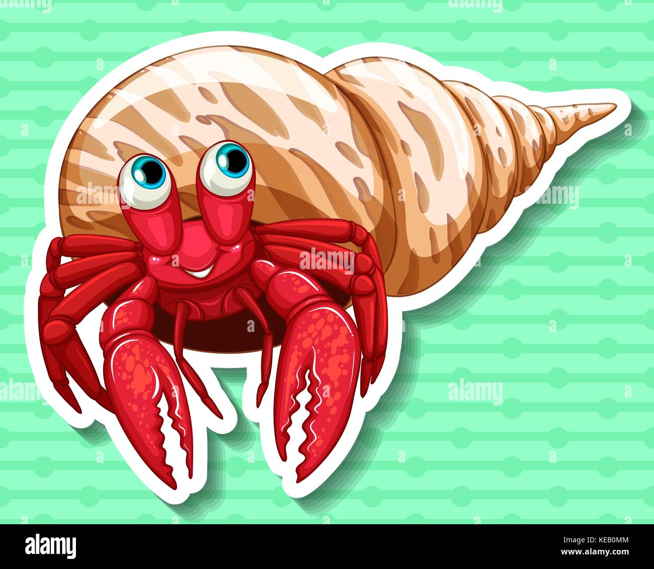 Red crab clipart hi-res stock photography and images - Alamy