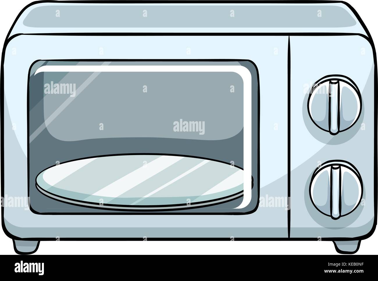 Illustration isolated microwave oven cartoon Stock Vector Images - Alamy