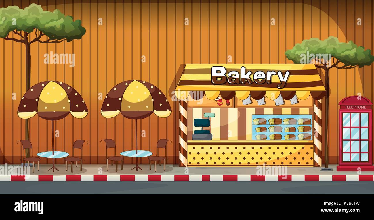 Snack area Stock Vector Images - Alamy