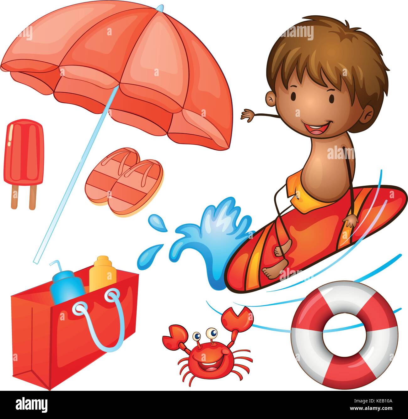 Tyre beach Stock Vector Images - Alamy