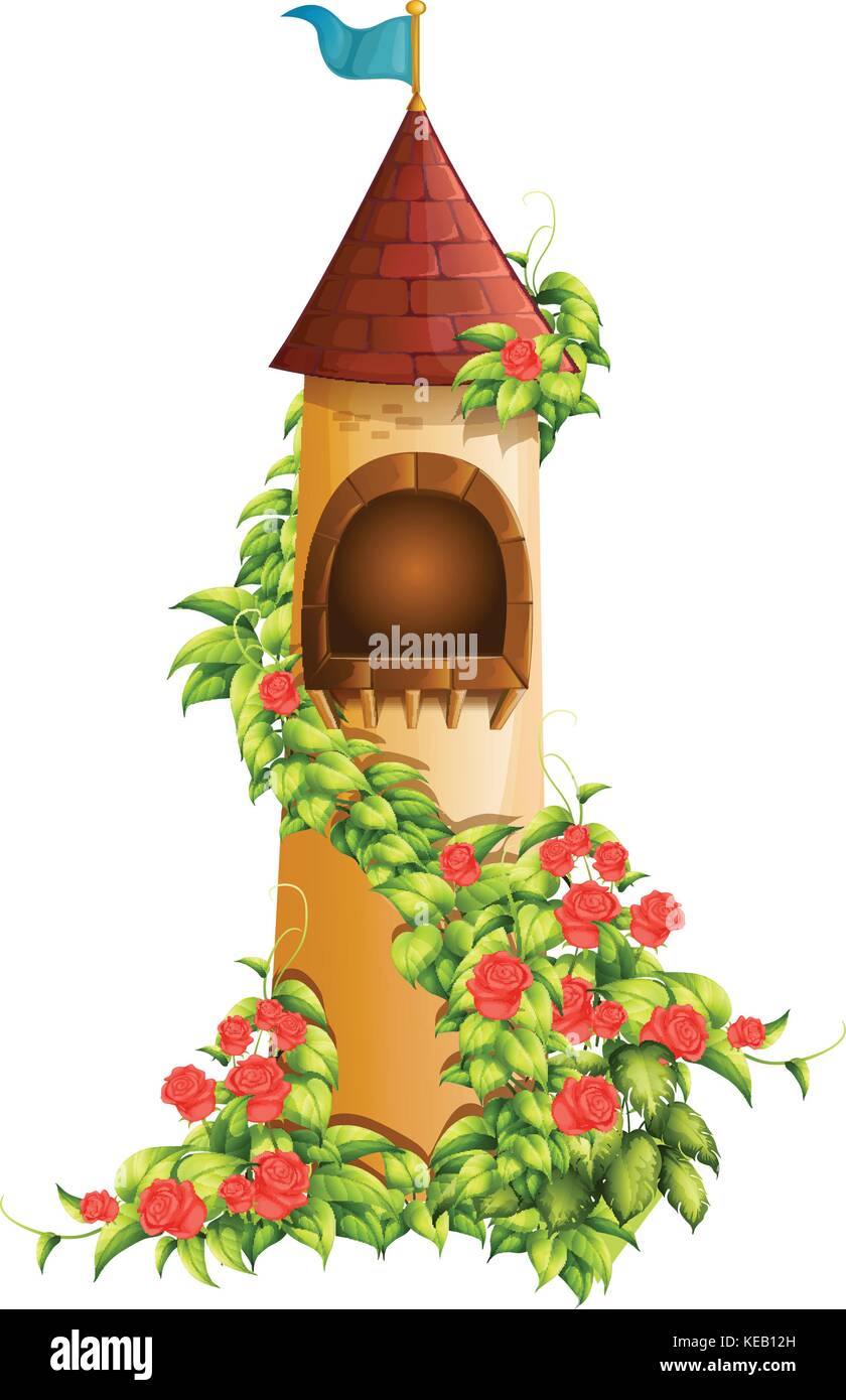 Rose castle Stock Vector Images - Alamy