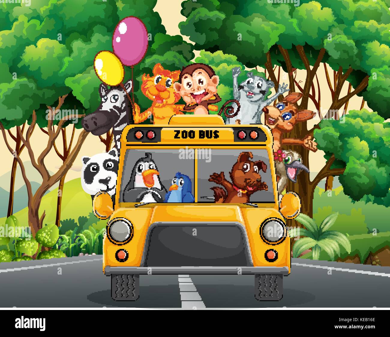 Zoo bus hi-res stock photography and images - Alamy