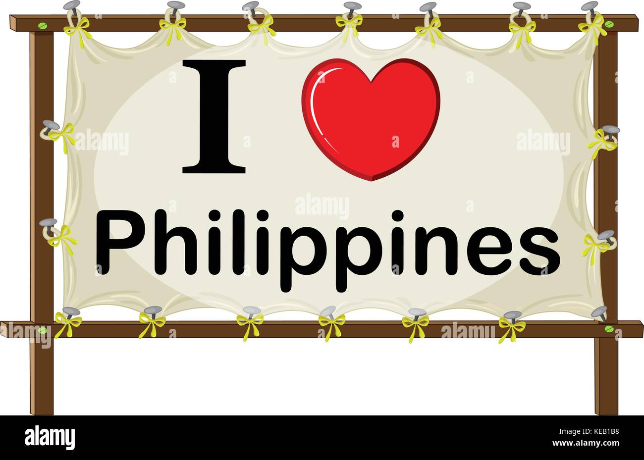 Illustration of I love Philippines sign Stock Vector Image & Art - Alamy