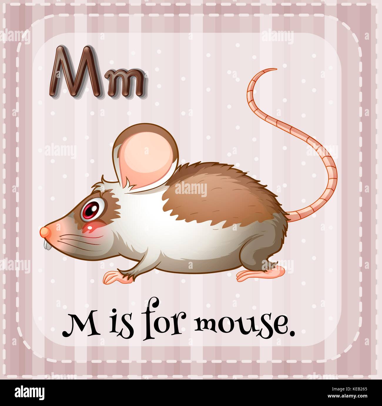 M is for mouse Stock Vector Image & Art - Alamy