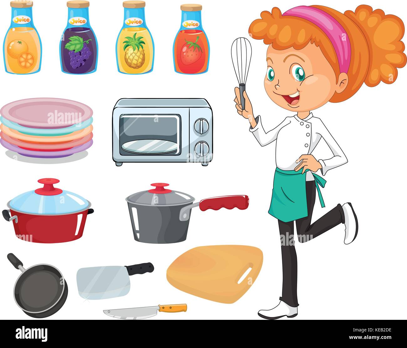 Cartoon Kitchen Knife Cutting Stock Photos & Cartoon Kitchen Knife ...