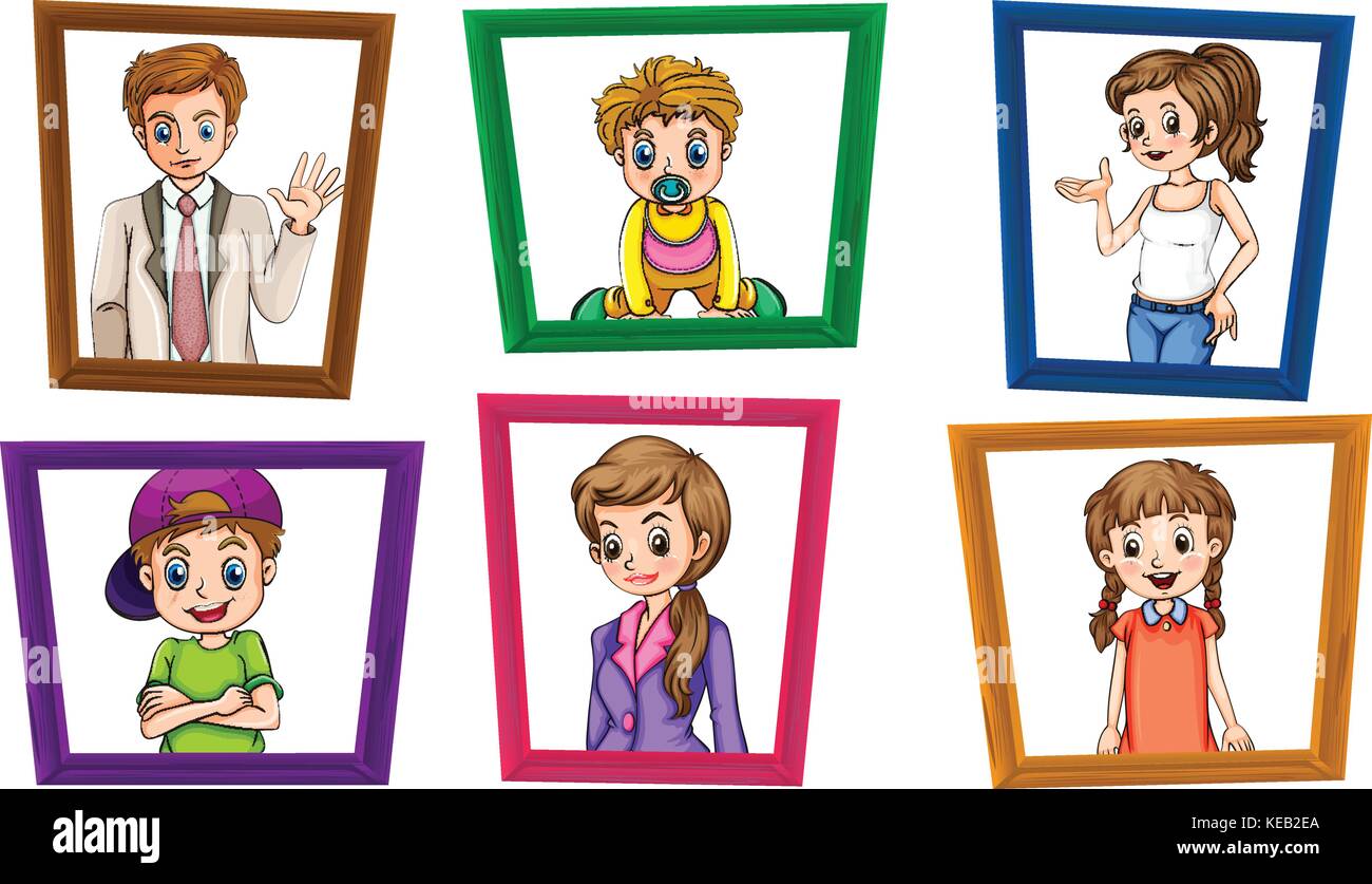 Drawing Cartoon Frames Stock Photos & Drawing Cartoon Frames Stock ...