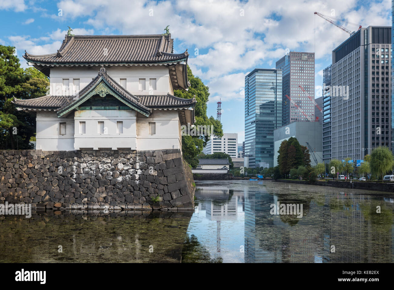Buildings of Imperial palace in Tokyo, japan Stock Photo - Alamy