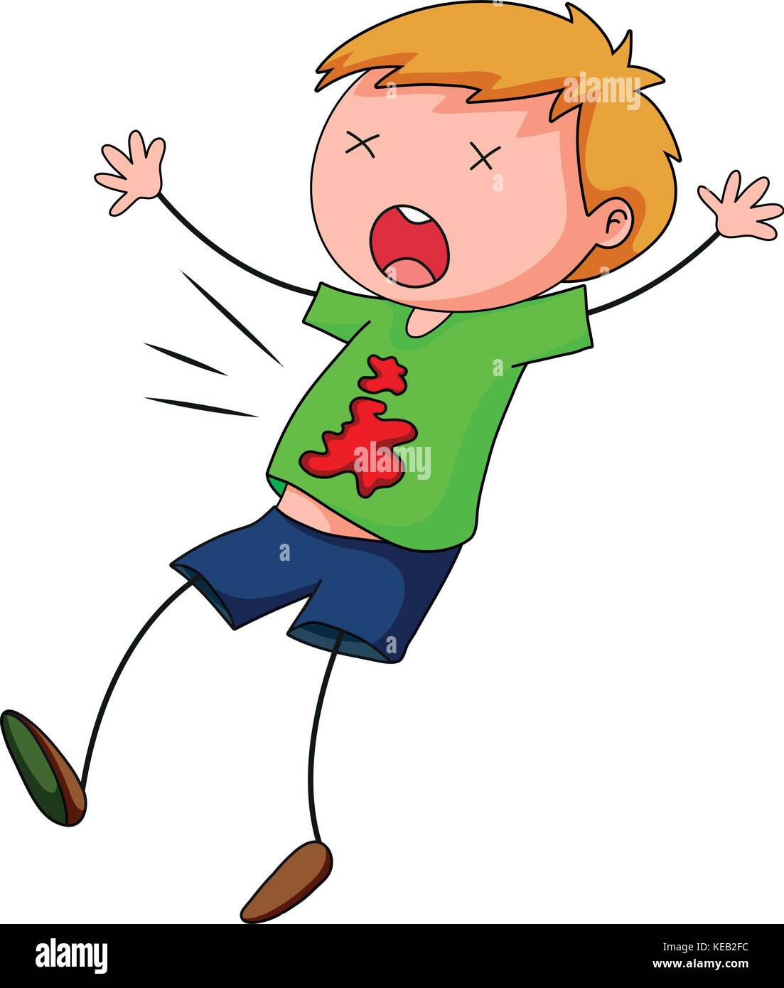 Kids falling out Stock Vector Images - Alamy