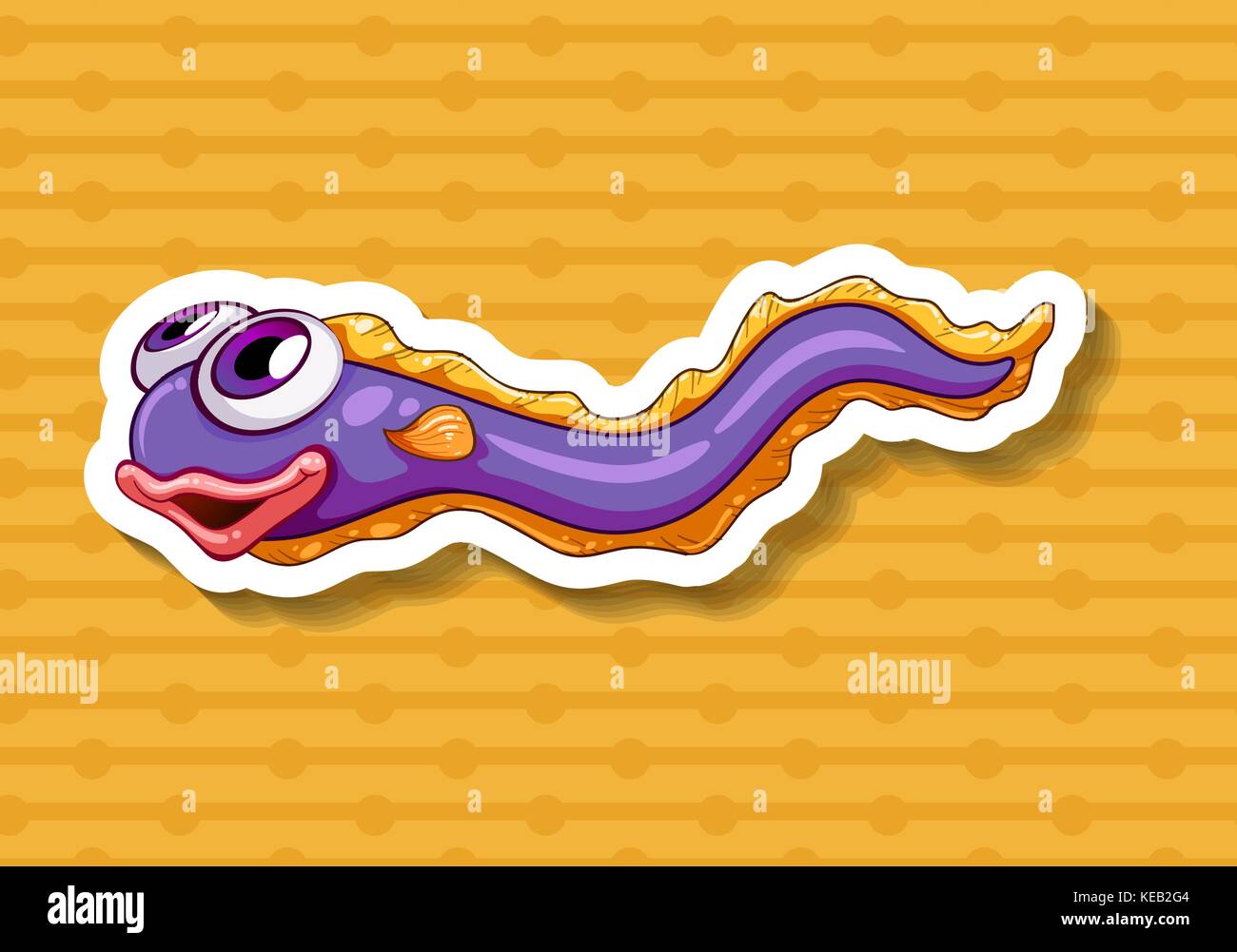 Eel Cartoon Illustration Stock Photos & Eel Cartoon Illustration Stock ...