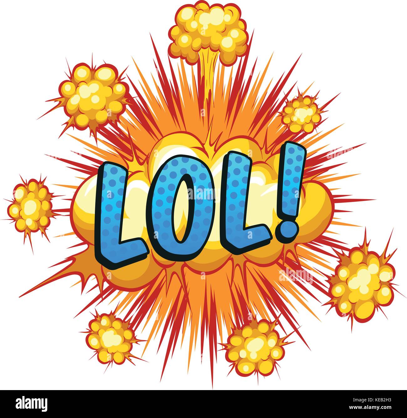 Word LOL with cloud explosion background Stock Vector Image & Art - Alamy