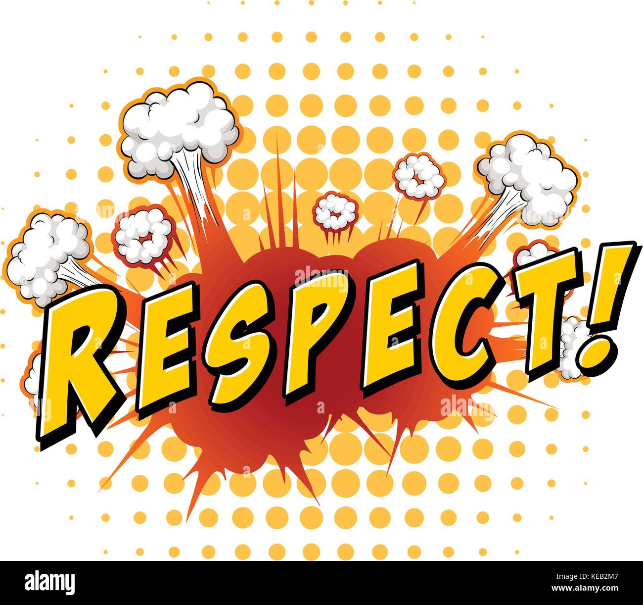 Word respect with explosion background Stock Vector Image & Art - Alamy