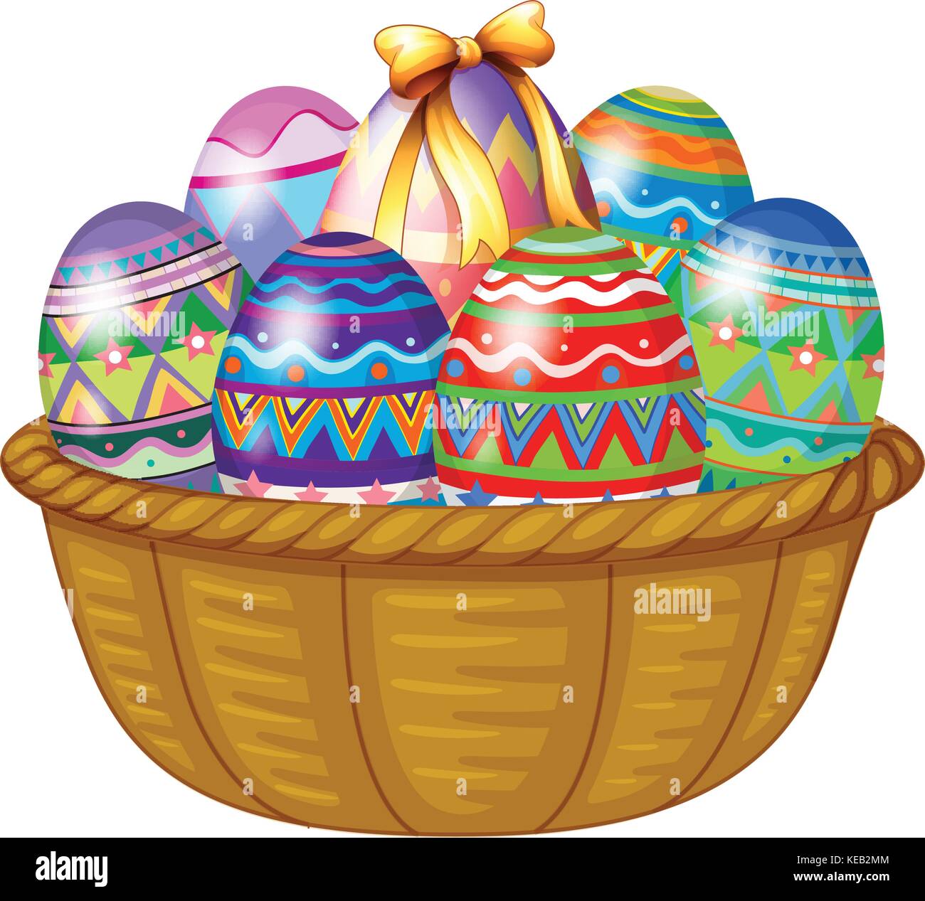 Handmade easter egg on Stock Vector Images - Alamy