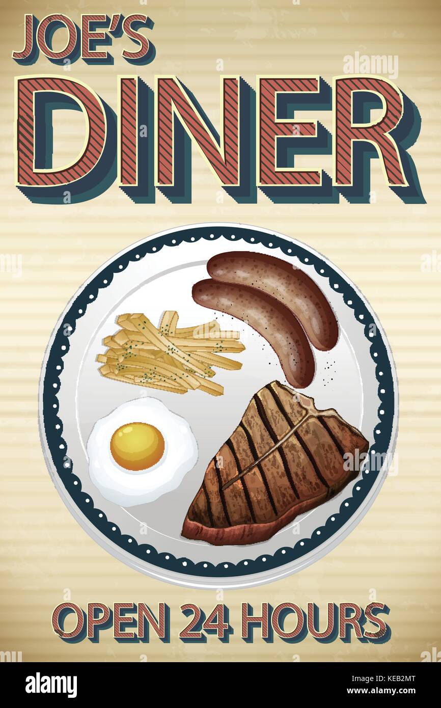 Healthy food main course Stock Vector Images - Alamy