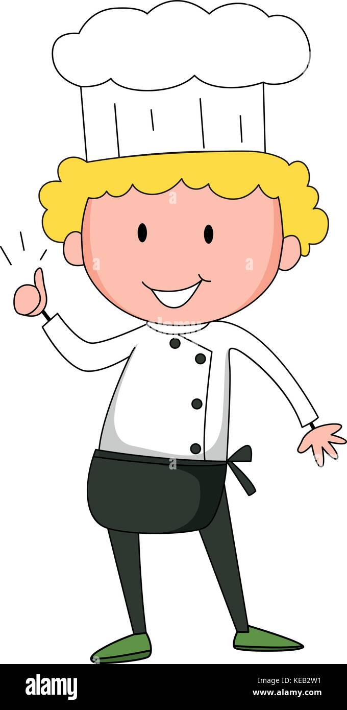 Uniform apron hat Stock Vector Images - Alamy