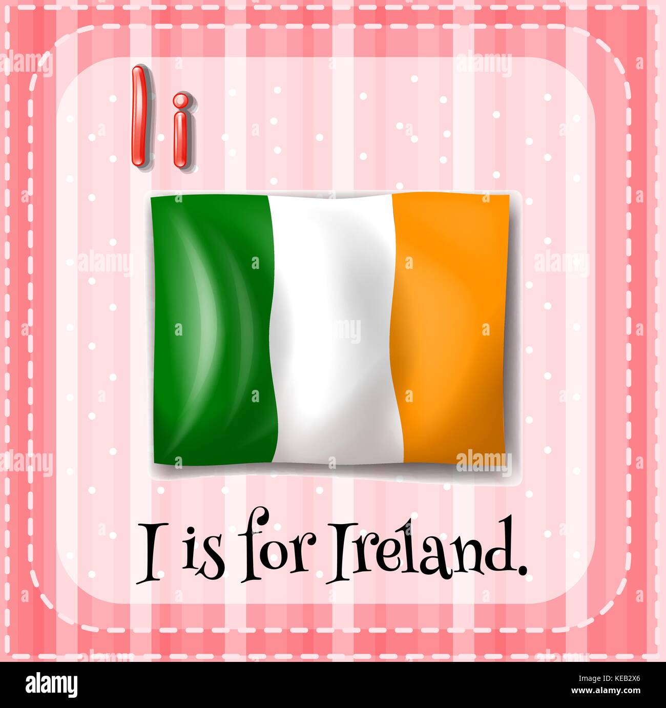 Letter I is for Ireland Stock Vector Image & Art - Alamy