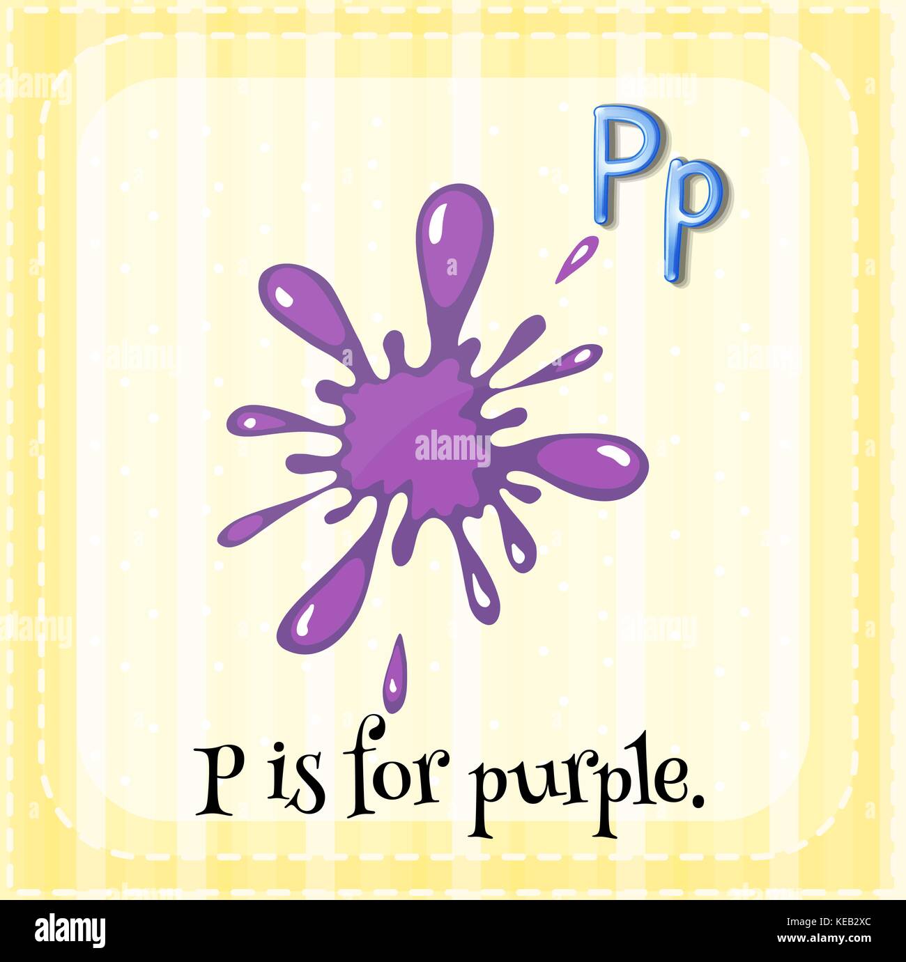 Preschool writing letters paint Stock Vector Images - Alamy