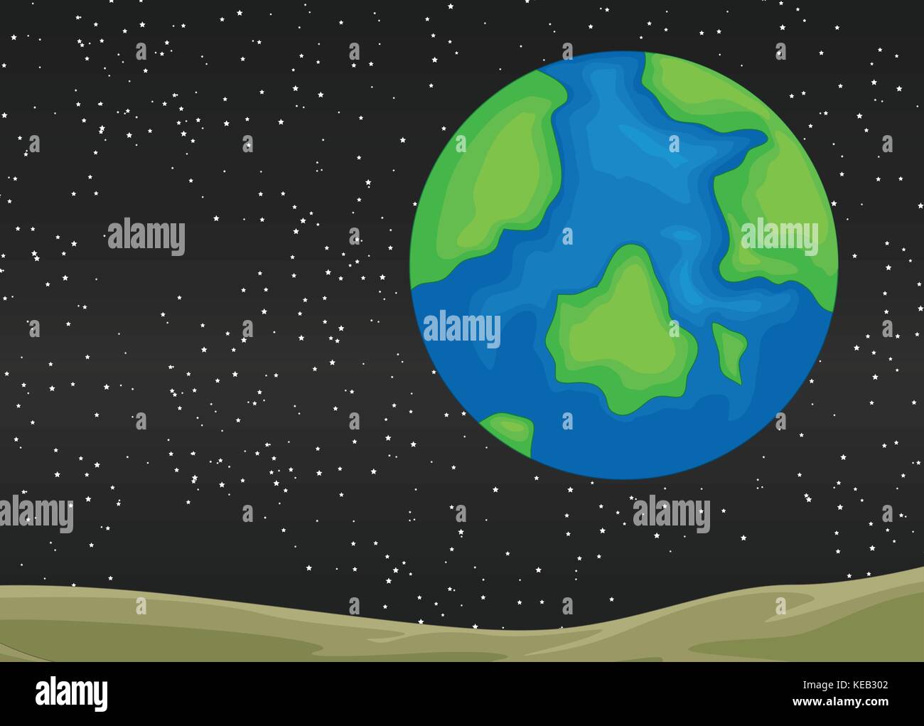 View of planet earth from the space Stock Vector Image & Art - Alamy