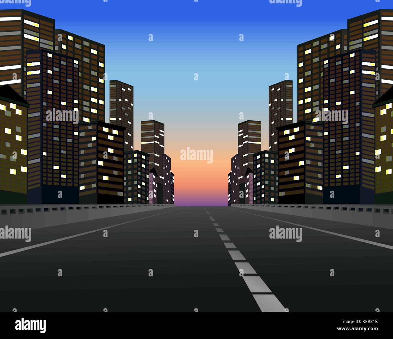 Motorway expressway Stock Vector Images - Alamy