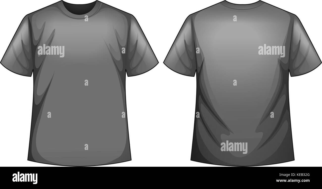 Garment front back view Black and White Stock Photos & Images - Alamy