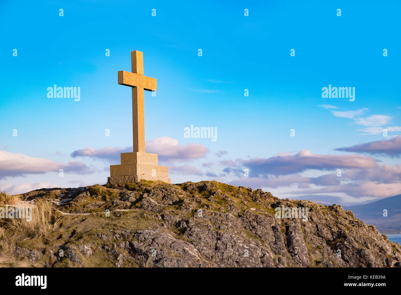Weathered stone cross on hi-res stock photography and images - Alamy