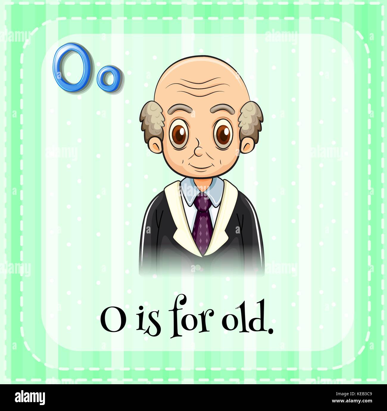Flashcard letter O is for old Stock Vector Image & Art - Alamy