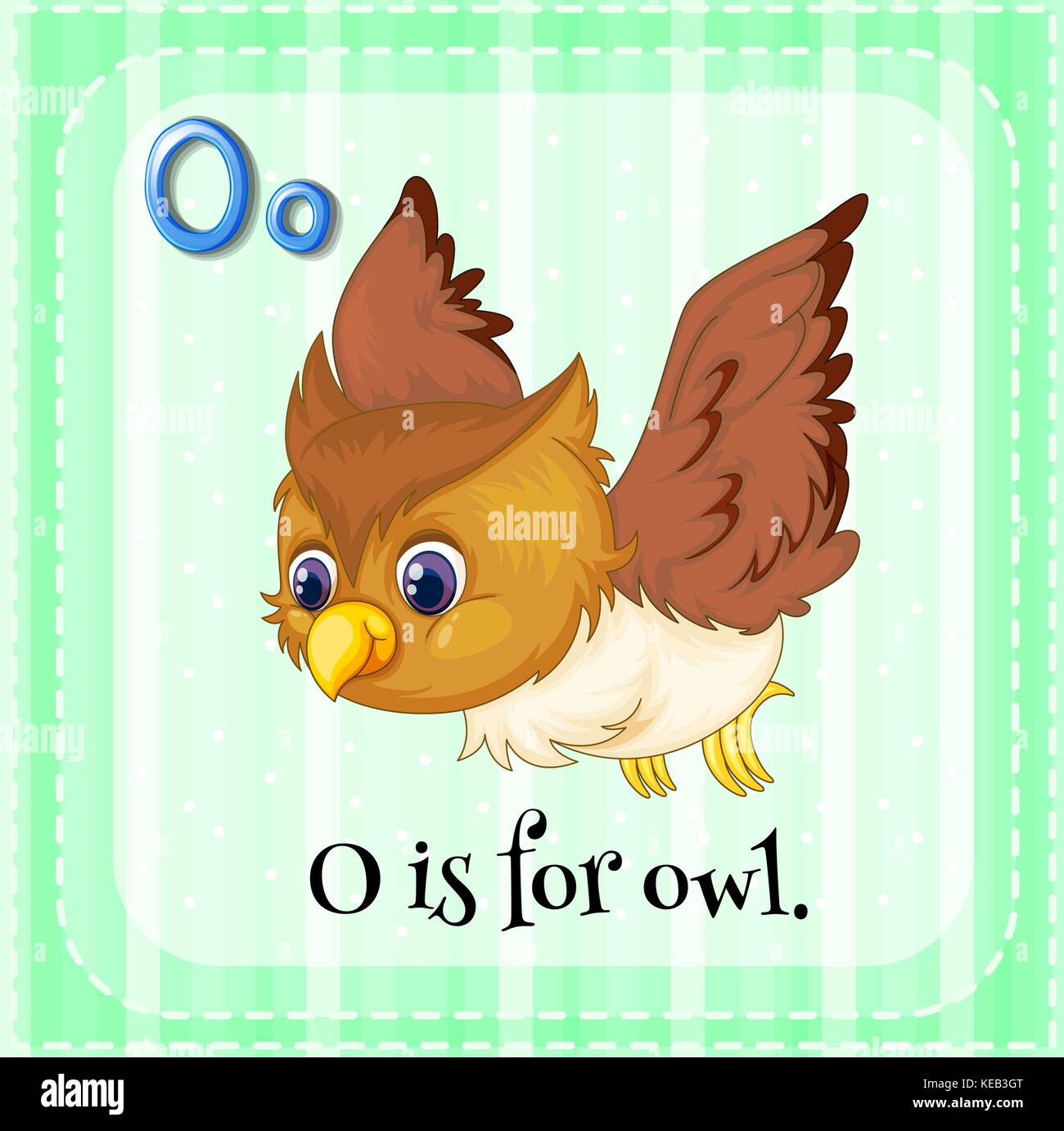 O is for owl Stock Vector Image & Art - Alamy