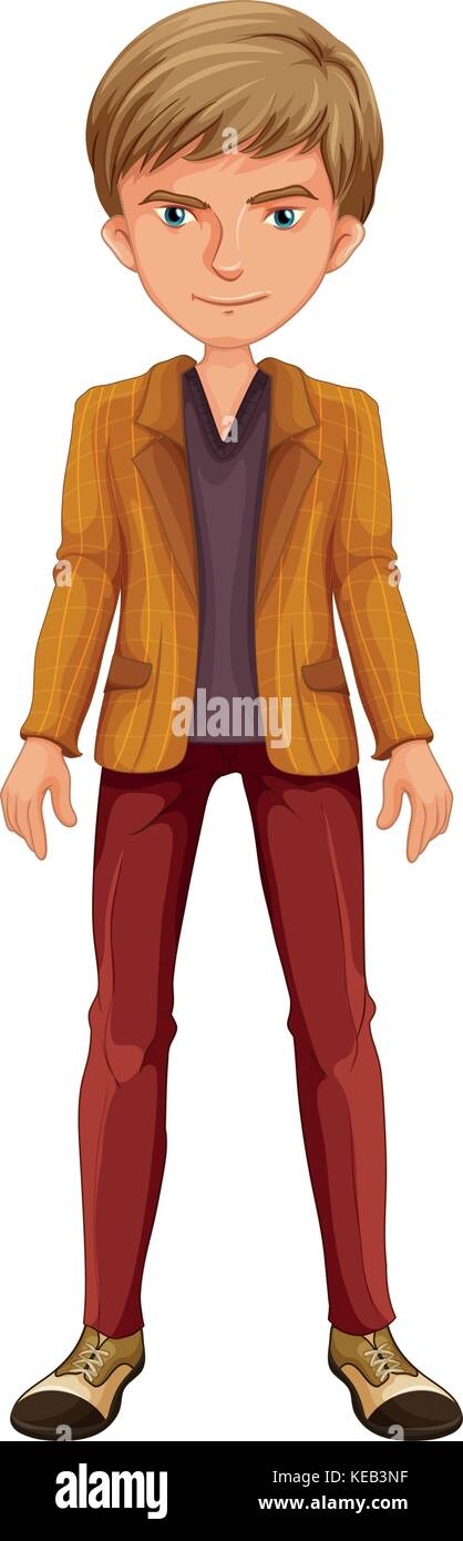 Close up man Stock Vector Images - Alamy
